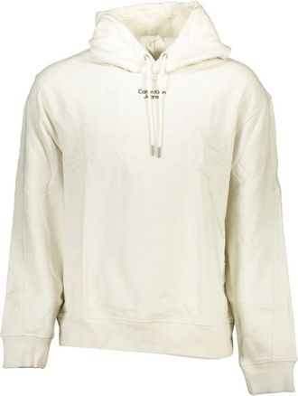 Calvin Klein Homme, Sweatshirts et sweats &agrave; capuche, Blanc, Taille: 2XL SweaT-shirt &agrave; capuche