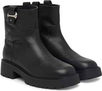 Calvin Klein Stiefeletten Calvin Klein Chunky Ankle Boot Lth Hdw HW0HW03202 Schwarz