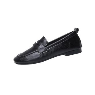 Generic Mocassins d&eacute;contract&eacute;s &agrave; enfiler pour femme, couleur unie, classiques, l&eacute;gers, &eacute;l&eacute;gants, confortables, coupe large, chaussures habill&eacute;es pour le trava