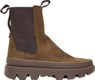 Satorisan Unalome Elastics Premium - High-top Damen - Vintage Leder Stiefel Bequem, Nachhaltig und Dauerhaft - Farbe Mid Brown - Gr&ouml;&szlig;e 40