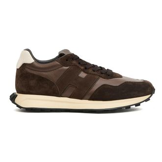 Hogan Stylische Ledersneakers f&uuml;r M&auml;nner - - Shoes - Herren - Braun - 44 EU