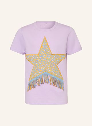 Stella McCartney Stella Mccartney Kids T-Shirt Mit Fransen lila