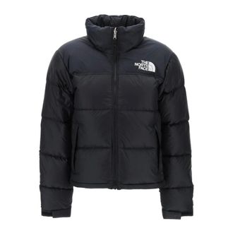 The North Face Ripstop Nylon Nuptse Cropped Down Jacket - Femme - Vestes - Noir - Taille: 36 FR