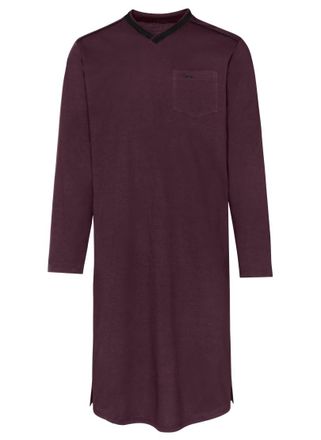 Trigema Herren-Nachthemd aus Biobaumwolle (KBA)