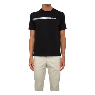 Paul & Shark Schwarzes Baumwoll-T-Shirt - - Tops - Herren - Schwarzk - L
