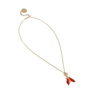 Patrizia Pepe Precious Fly Halskette - - Accessories - Damen - Orange - ONE SIZE