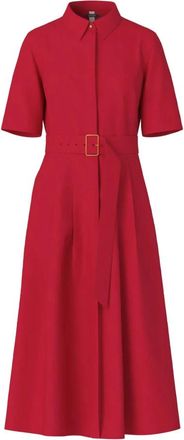 Joop Femme, Robes, Rouge, Taille: 36 FR Robe chemise