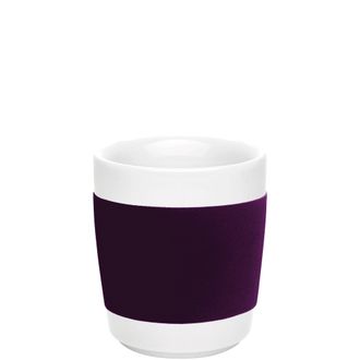 Kahla 394601A27274C touch! Obertasse 0,28 l ohne Henkel wild berry | Macchiatobecher mit Samt Banderole