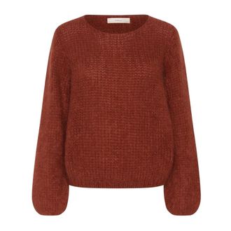 Inwear Pulls &agrave; col rond - Femme - Pulls - Rouge - Taille: 42/44 FR