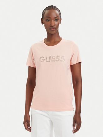 Guess T-Shirt W6GI15 K3035 Korallenfarben Regular Fit