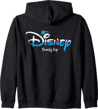 Disney Donald Duck Script Logo Family Trip Vacation Matching Kapuzenjacke