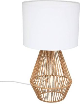 Atmosphera Atmosphera - Lampe Lila - coton et métal - H40 cm