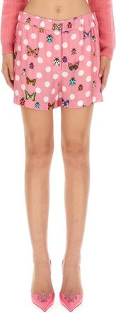 Versace Femme, Shorts, Rose, Taille: 36 FR Short Shorts