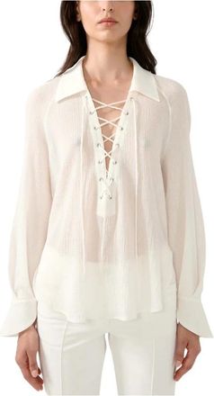 Barbara Bui Femme, Blouses et Chemises, Blanc, Taille: 38 FR E26 Top