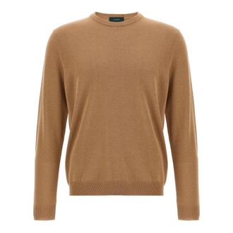 Zanone Baumwollpullover - - Knitwear - Herren - Beige - 2XL