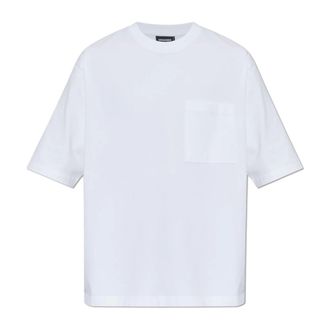 Dsquared2 Homme, Tops, Blanc, Taille: L T-Shirt avec Poche
