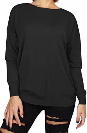 JOPHY & CO. Pull col U femme (code 22238), noir, S