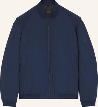 HUGO BOSS Casual Jacke Ovarsi Relaxed Fit blau