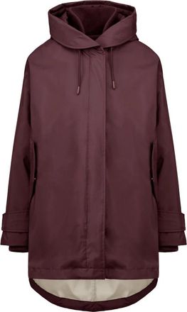 Bomboogie Doppellagiger Parka mit Kapuze - - Coats - Damen - Rot - S
