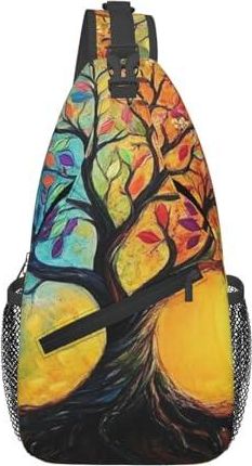 Generic Tree of Life Sac &agrave; bandouli&egrave;re de voyage pour homme Sac &agrave; dos de randonn&eacute;e