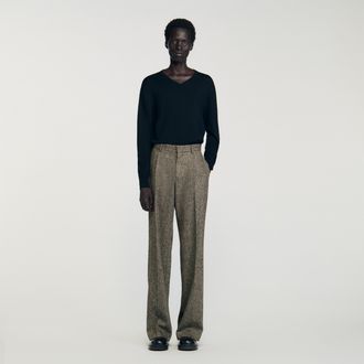 Sandro Weite Anzughose