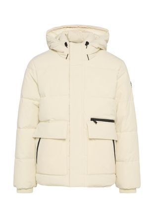 QS by s.Oliver Herren 2150208 Steppjacke mit Kapuze, Weiß 510, Large