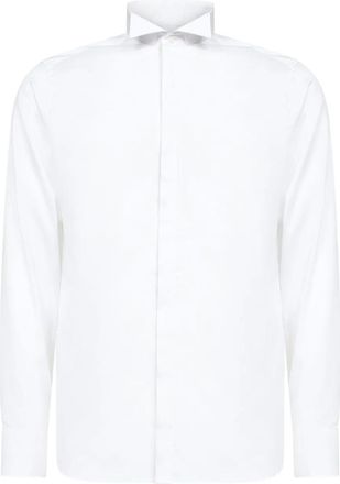 D4.0 chemise à col pointu - Blanc