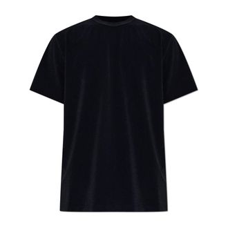 Balmain Homme, Tops, Noir, Taille: XS T-shirt avec logo brod&eacute;