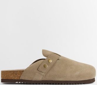 Barbour Wildlederpantoletten Bowman in