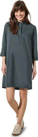 Cecil Damen B144391 Kleid in Unifarbe, Slate Khaki, XXL
