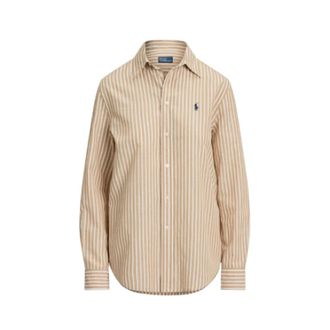 Ralph Lauren Femme, Blouses et Chemises, Beige, Taille: 36 FR Chemise &agrave; carreaux