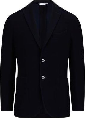 Boglioli Blazer droit en laine et coton