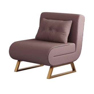 Generic Klappbares Schlafsofa f&uuml;r Kleine R&auml;ume Verstellbarer Schlafstuhl mit Hochdichtem Schaum, Stabiler Stahlrahmen, Platzsparendes Futon Sofa f&uuml;r Wohnung(B