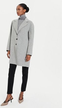 Marella Wollmantel Won 2423016041 Grau Regular Fit