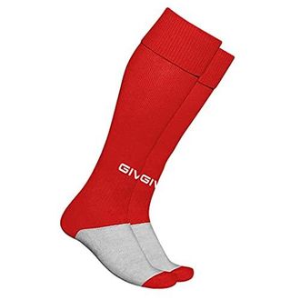 Givova Homme Chaussettes Bas de football, Rouge, 40 EU