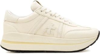 Premiata Femme, Chaussures, Blanc, Taille: 40 EU Bethcoin Low Baskets