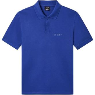 A|X Armani Exchange Polo Shirts - - Tops - Herren - Blau - M