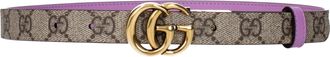 Gucci Femmes Ceinture Tissu Beige/Lilas