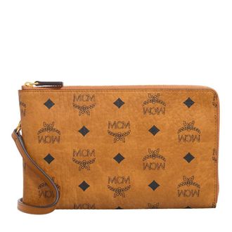 MCM Weekender - Ottomar Vi Travel Document Cas, One Size - Gr. unisize - in Cognacbraun - f&uuml;r Damen