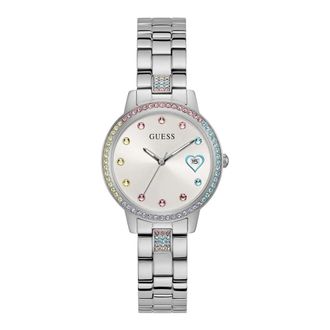 Guess Three of Hearts Uhr - - Accessories - unisex - Grau - ONE SIZE