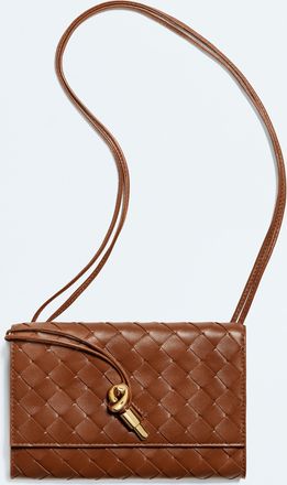 Bottega Veneta Pochette &agrave; bandouli&egrave;re Andiamo - Marron - Femme - Unisex