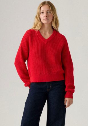 Levi's Strickpullover REESE VNECK SWEAT mit V-Ausschnitt