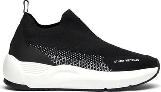 Stuart Weitzman Femme, Chaussures, Noir, Taille: 40 EU Baskets Chaussettes Slip-On