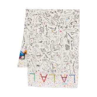 Faliero Sarti Femme, Accessoires, Gris, Taille: ONE Size Silk and Nylon Scarf