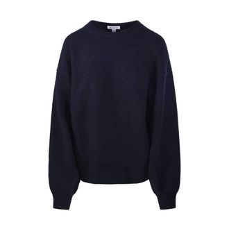 Alaia Gerader Pullover Pullover - - Knitwear - Damen - Blau - M
