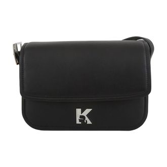 Karl Lagerfeld Femme, Sacs, Noir, Taille: ONE Size K Logo Saddle Bag