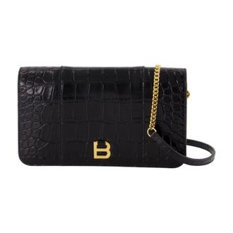 Balenciaga Hourglass Phone Pouch - - Bags - Damen - Schwarzk - ONE SIZE