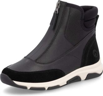 Remonte Damen High-Top Sneaker D1S72, Frauen Halbschuhe,lose Einlage,Sportschuhe,Freizeitschuhe,Turnschuhe,Laufschuhe,schnürschuhe,schwarz (02),44 EU