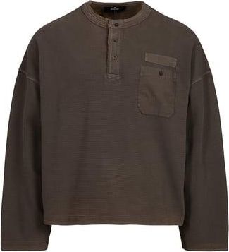 Represent Pull droit textur&eacute; en coton