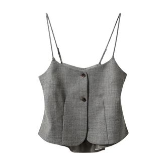 The Garment Pine Top - - Tops - Damen - Grau - XS